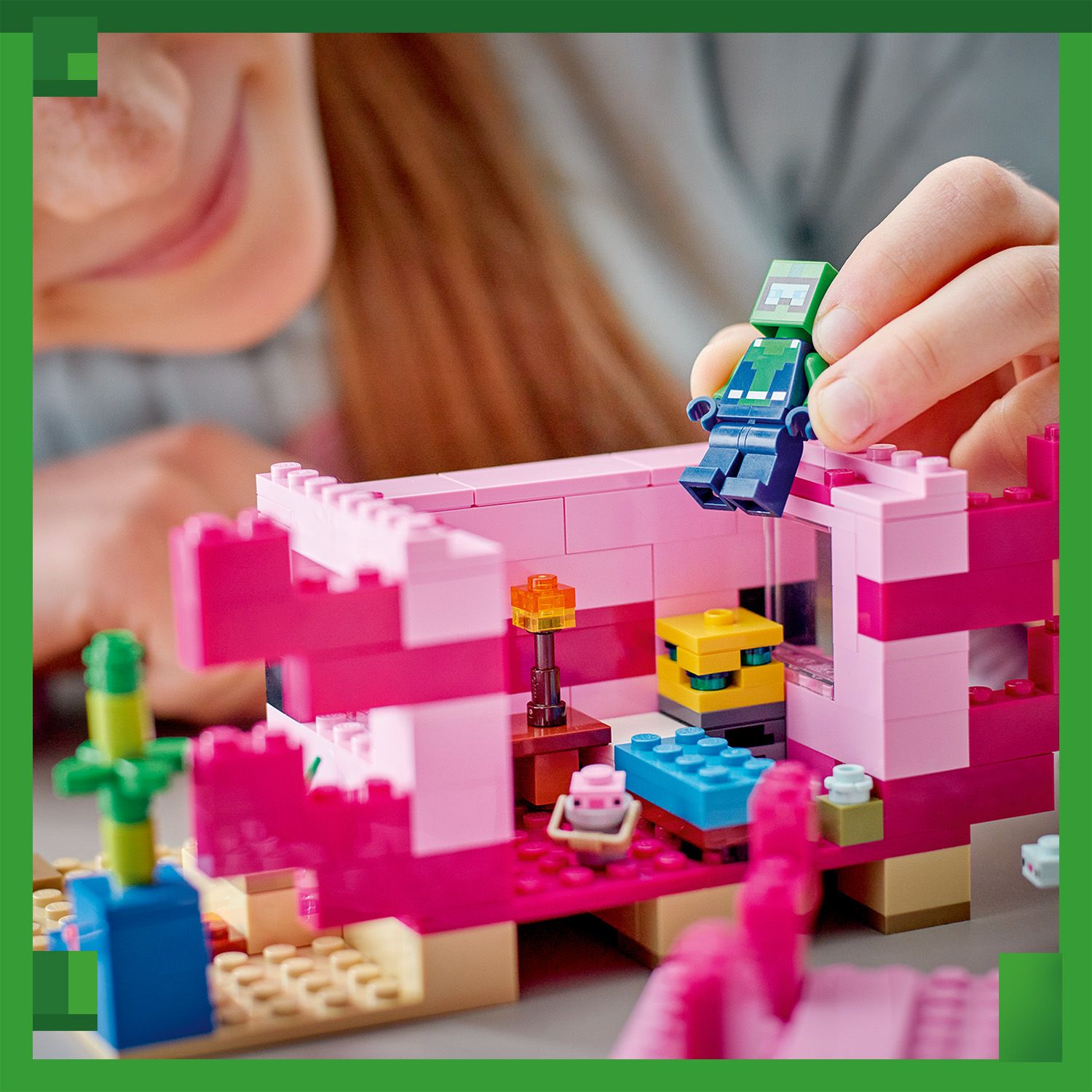 Конструктор LEGO Minecraft 21247 Дом-Аксолотль на 242 детали | лего ...