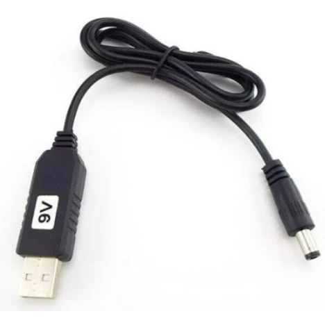 Кабель Power Boost cable USB - DC 5.5x2.1 9V 1 м черный купить в Киеве ...