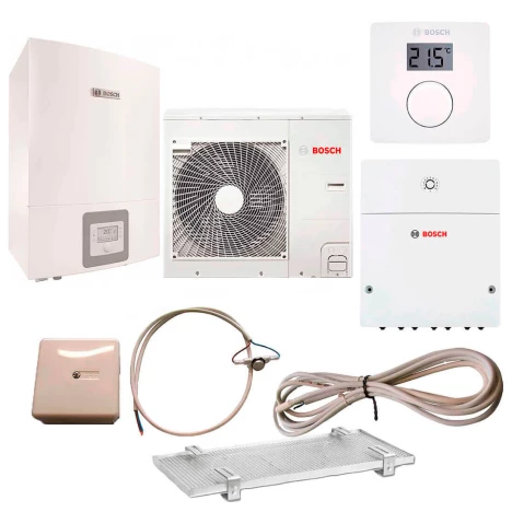 Тепловой насос Bosch Compress 3000 AWBS 4 с термостатом CR10, модулем ProControl Gateway ...