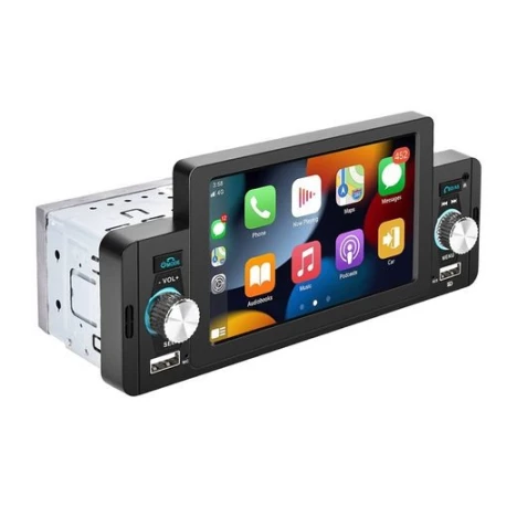 5-дюймовый сенсорная магнитола PODOFO автомагнитола 1 din с CarPlay и ...