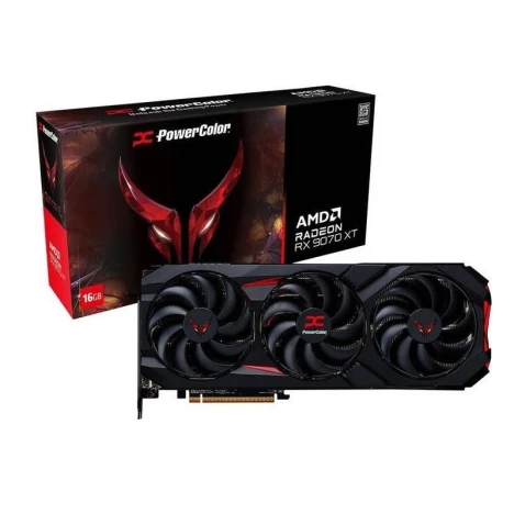 Видеокарта AMD Radeon RX 9070 XT 16 GB GDDR6 Red Devil Backplate ...
