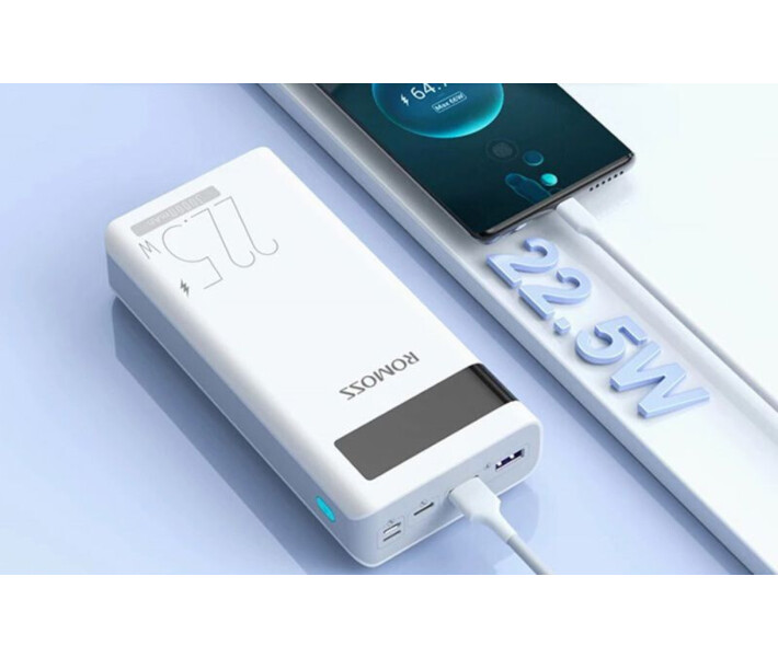 Купити Power Bank Romoss 30000mAh 22,5WSense8PF (PHP30-852-1745H) White ...