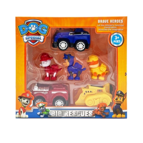 Набір героїв "Щенячий патруль" SK35-3(Blue) 3 героя та транспорт SK35-3(Blue) (SK35-3(Blue ...