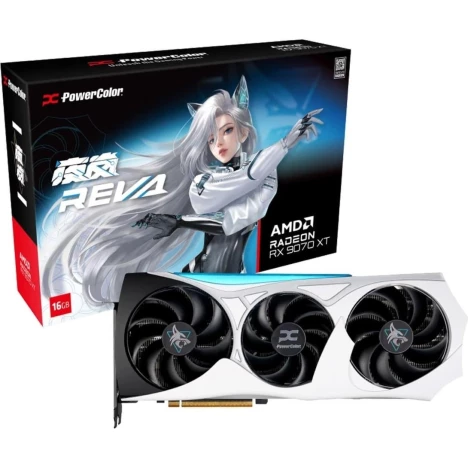 Відеокарта PowerColor AMD Radeon RX 9070 XT 16GB Hellhound Reva Edition ...