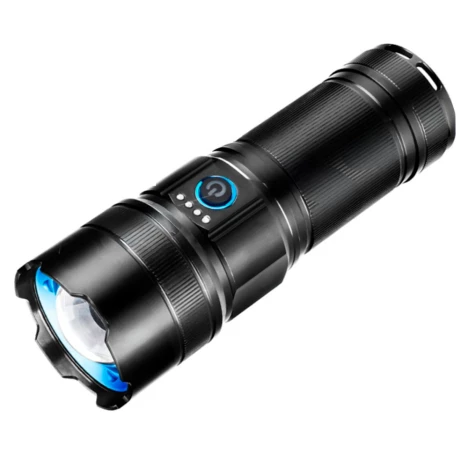 Ліхтар ручний AK180 WHITE LASER LED PM30-TG, АКБ 38650, Power Bank ...