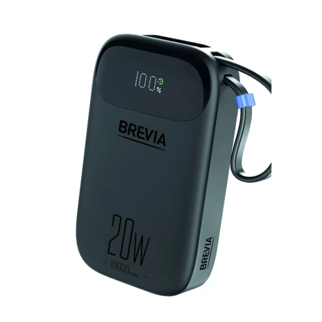 Повербанк (Power Bank) Brevia ePower 10000mAh PD20W CompactMini LCD ...